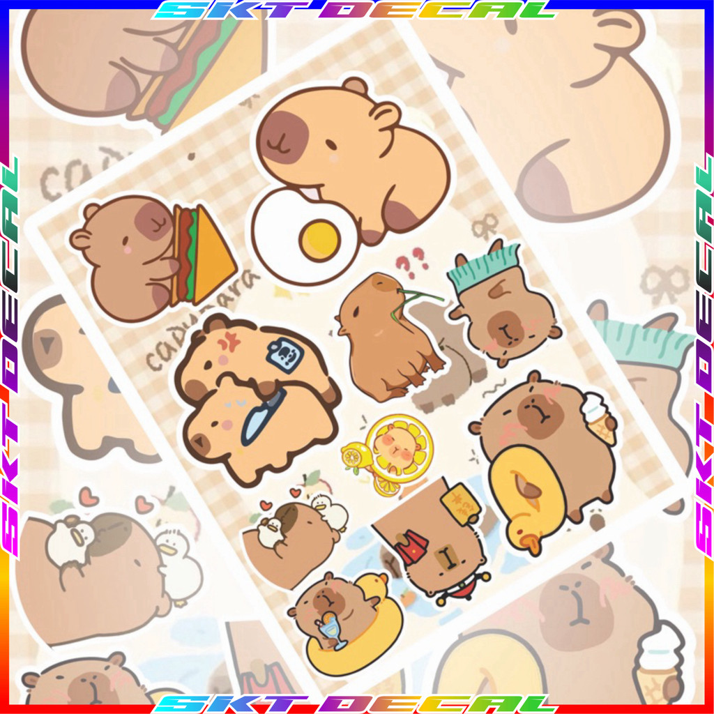Sticker Sticker Sticker Capybara Decal Sticker Decorative Sticker Motorcycle Electric Vehicle ...