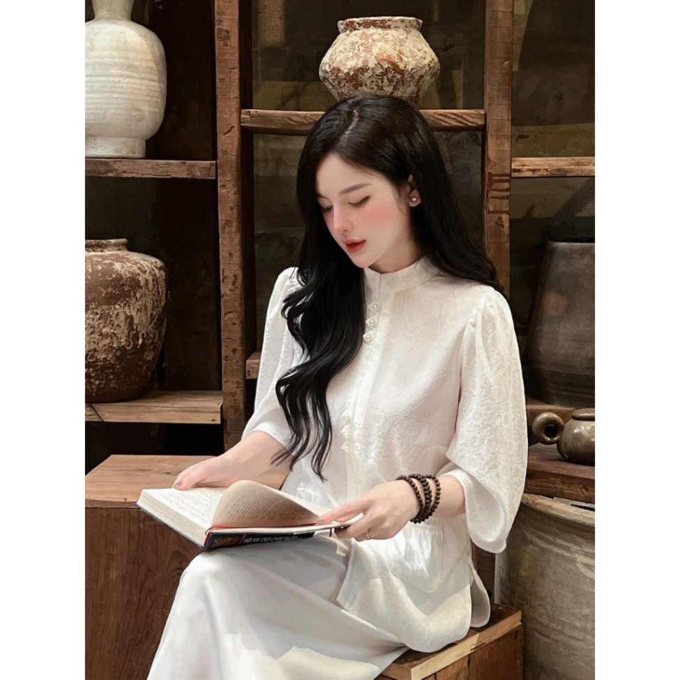 Dharma Dress for Miss Going to Temple, Women's Temple Ceremony Set ...