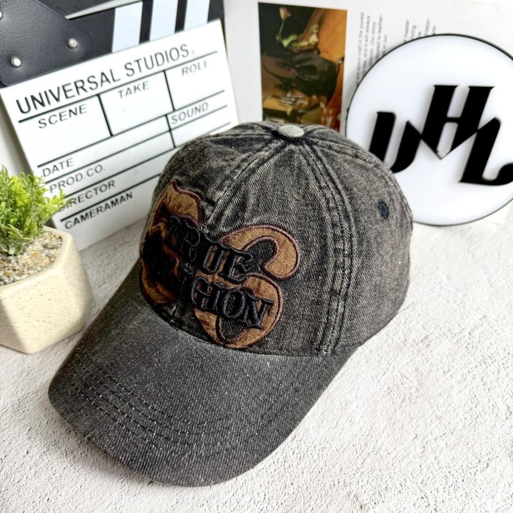 (NEW) Dia 56 baseball cap, jeans fabric, beautiful standard shape (Real ...