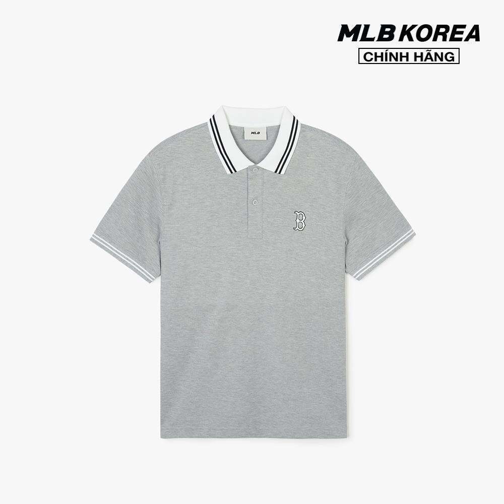Mlb - Basic Color Comfortable Fit unisex polo shirt with short sleeves ...