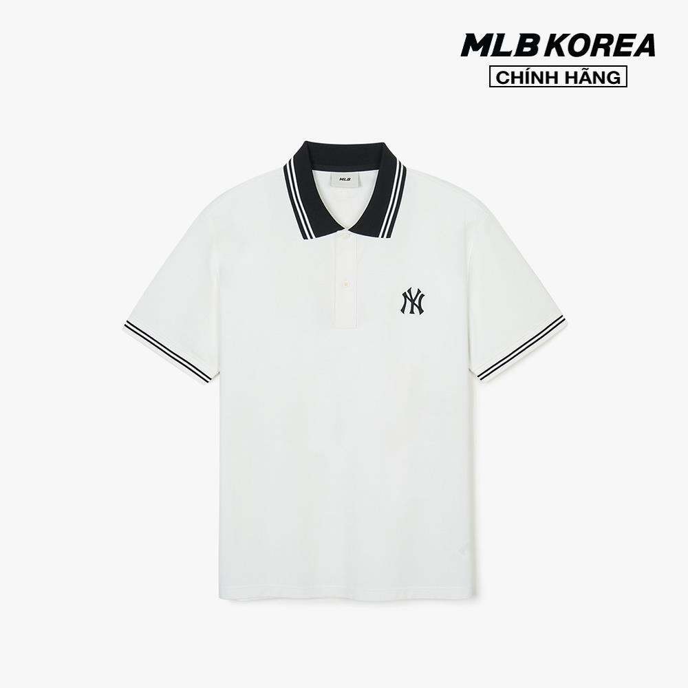 Mlb - Basic Color Comfortable Fit unisex polo shirt with short sleeves ...