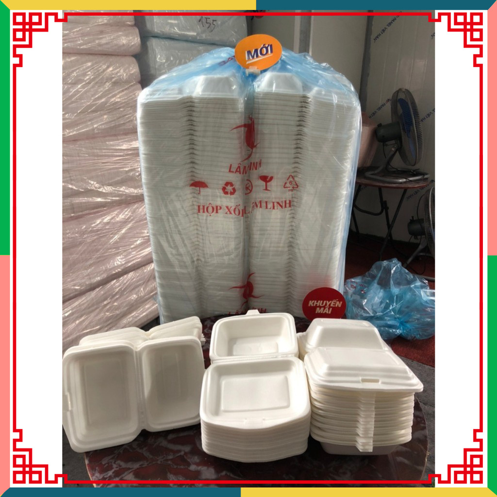 Combo 20-50-80 rectangular foam boxes with 1 compartment for sticky ...