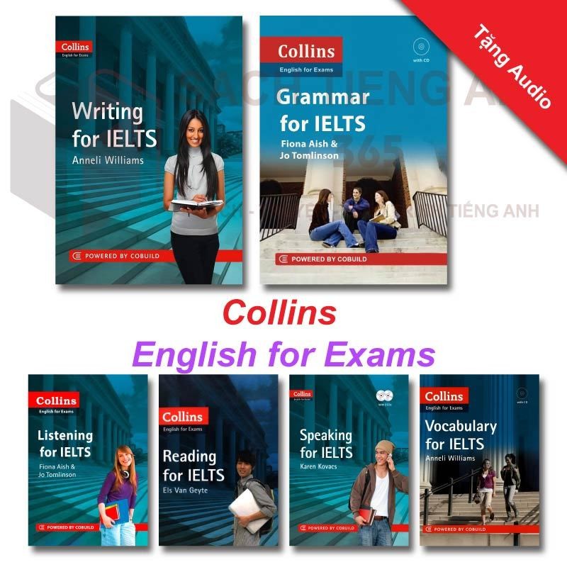 Book - Collins IELTS - Grammar/Listen/Reading/Speaking/Vocabulary - A4 size | Shopee Malaysia