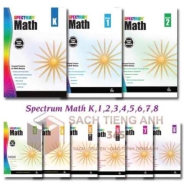 [ Mathematics ] Spectrum - Math - Grade K,1,2,3,4,5,6,7,8 - A4 size in ...