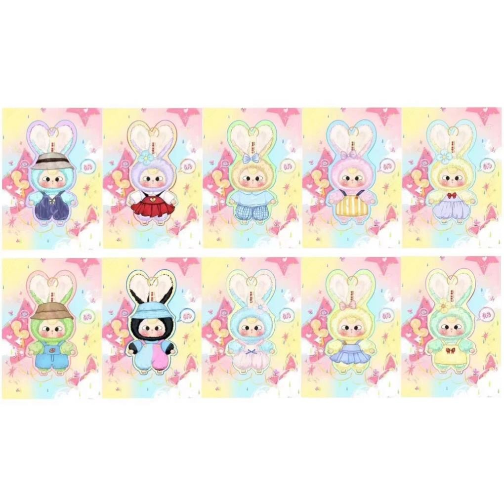 Baby Three Baby Three Ocean Romantic Big Head Baby Macaroon Bunny Vinyl ...