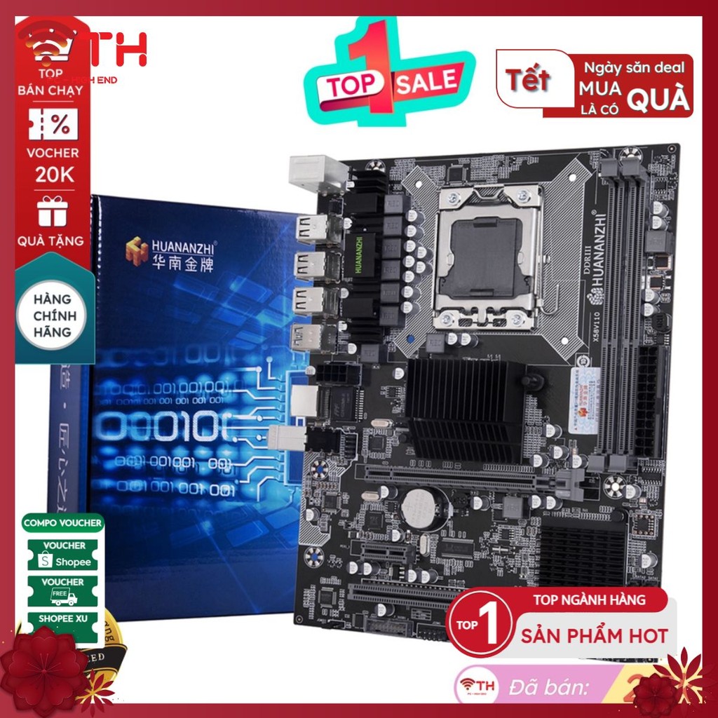 Huananzhi X58 Rx3.0 Mainboard motherboard (supports socket 1366) | Shopee Malaysia