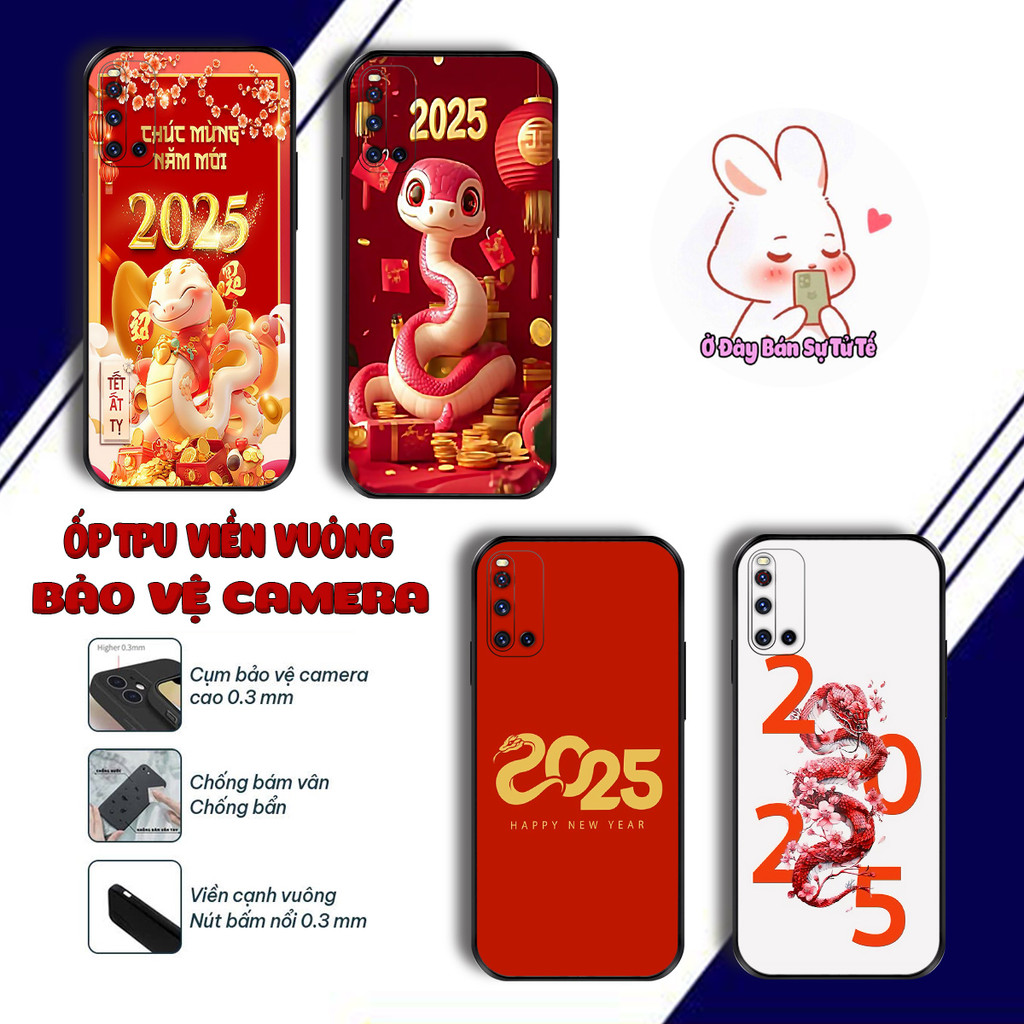 Vivo V20 se, V19, V20, V21 5G case CNY At Ty lucky snake 2025 | Shopee ...