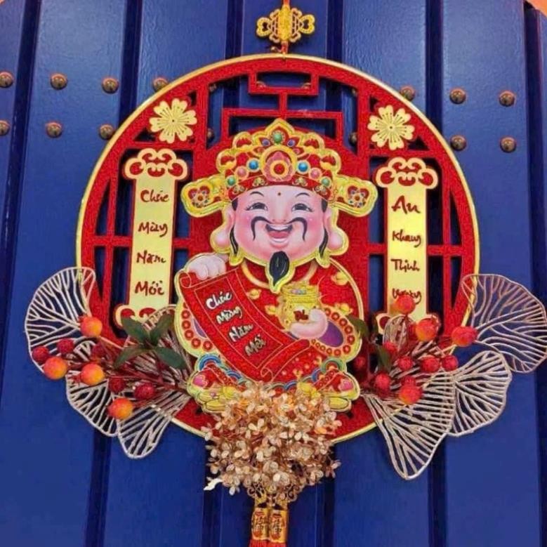 Hanging Strip of the God of Wealth Shaking His Head to Invoke Fortune ...