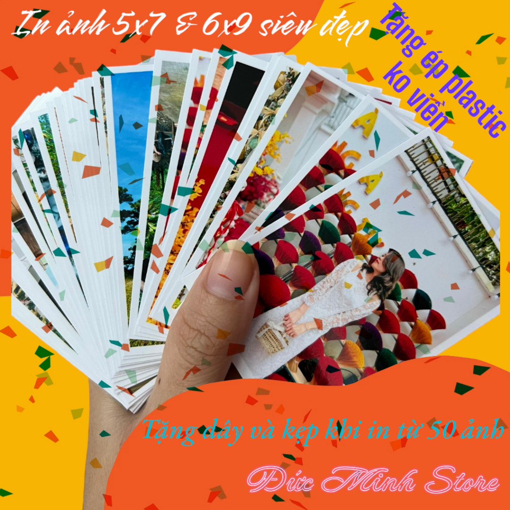 Print PHOTOS 5x7 & 6x9 ONLY SHEETS WITH PLASTIC NO EDGES | Shopee Malaysia