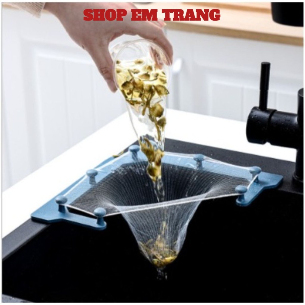 Garbage Filter Bag, Triangular Sink-Mounted Waste Filter, Leftover ...
