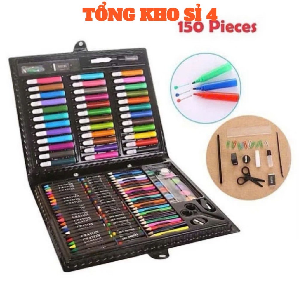 150-piece Color Box for Children to Practice Coloring, Full detailed ...