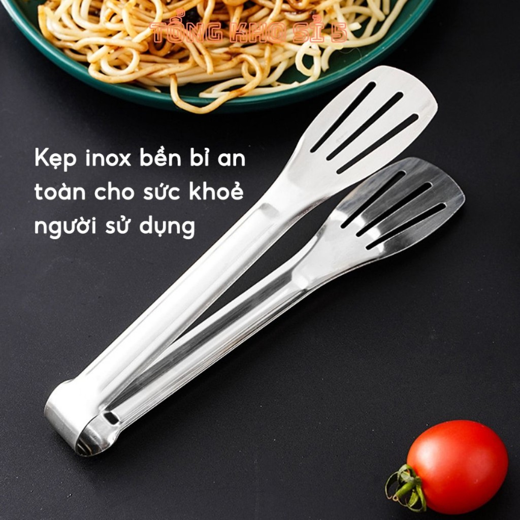 304 Stainless Steel Food Tongs, Barbecue Food Tongs, Restaurant Kitchen ...