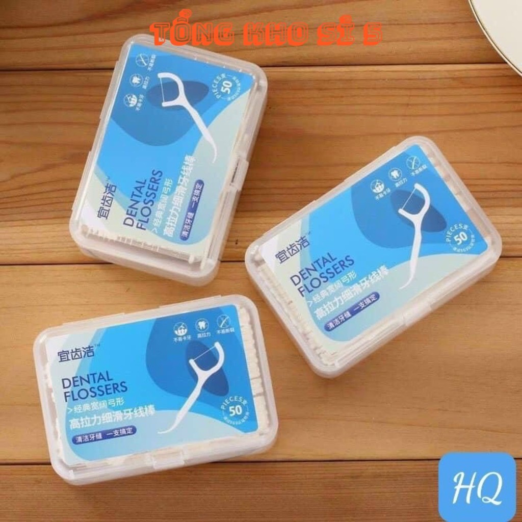 Okamura Dental Floss Toothpick with thin stretch thread for oral ...