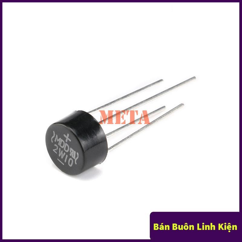 Round Bridge Rectifier Diode 2W10 2A 1000V Dip 4 Pins | Shopee Malaysia