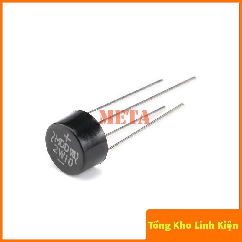 Round Bridge Rectifier Diode 2W10 2A 1000V Dip 4 Pins | Shopee Malaysia