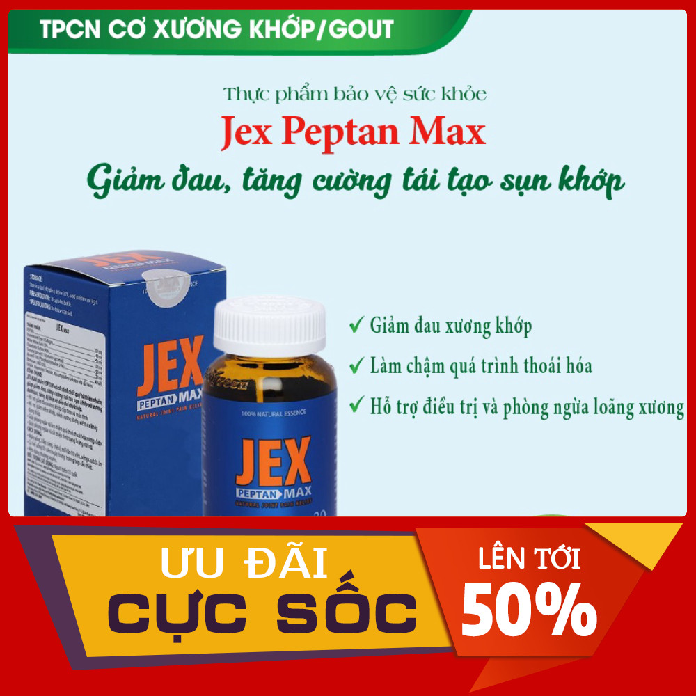 Jex Peptan Max relieves pain and regenerates joint cartilage (Bottle of ...