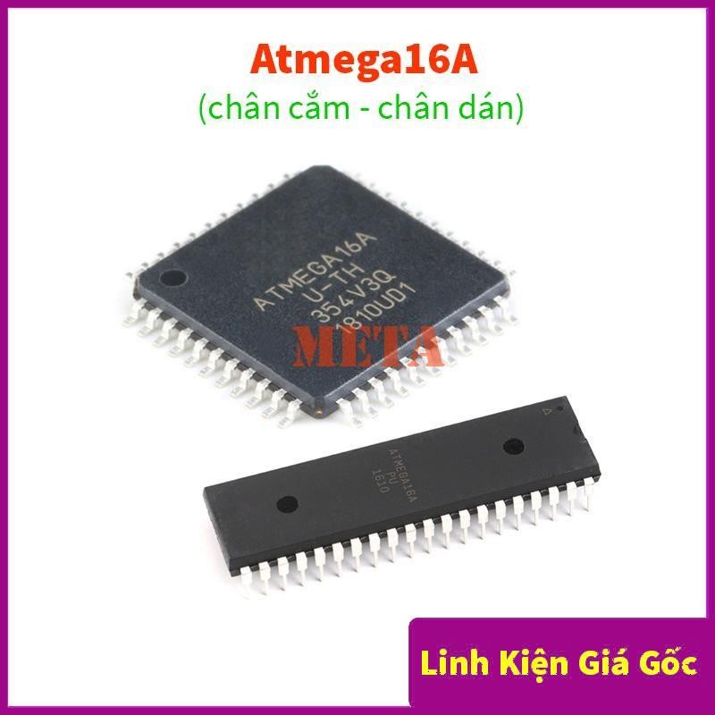 Atmega16a-pu Dip 40 - AVR Pin, Atmega 16A-AU TQFP44 Pin - Atmega 16 2,7-5V, quartz 0-16MHz ...