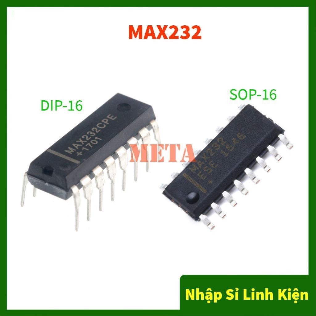 IC MAX232 DIP-16 Pin / SOP-16 Pin - RS232 Interface Converter | Shopee ...