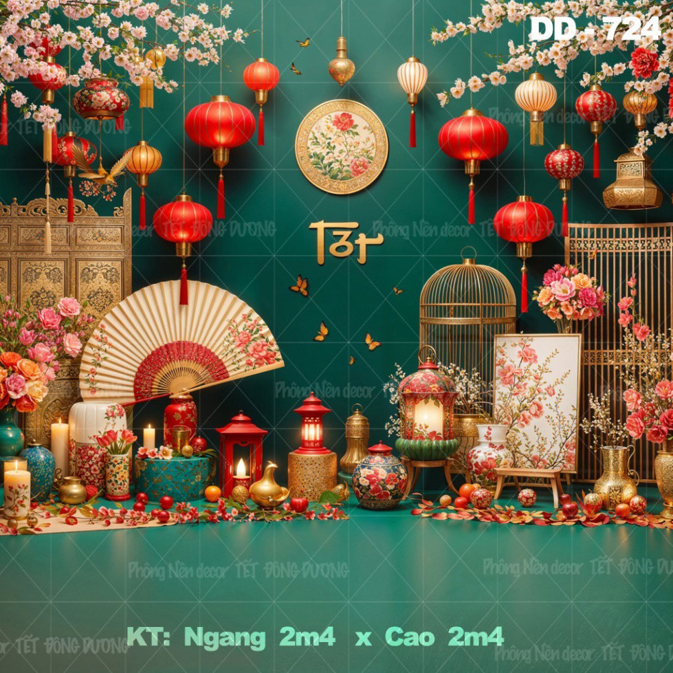 Livestream backdrop - Luxury 3D/5D CNY themed photography in all sizes ...