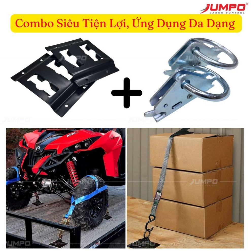 Set of 2 Cargo Lashing Hooks to Install Containers for Pickup Trucks ...