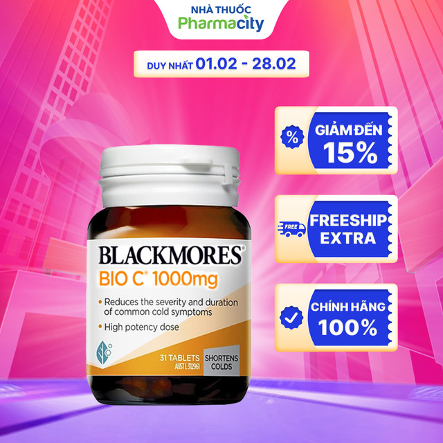 Health protection food Blackmores Bio C 1000mg vitamin C supplement ...