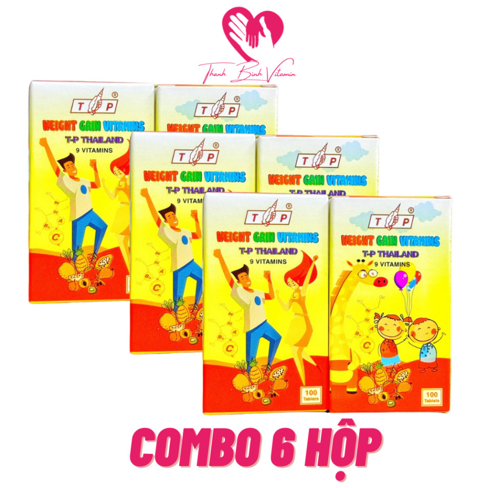 [Combo Of 6 Boxes] Weight Gain Vitamin TP Thailand 100 Tablets | Shopee ...