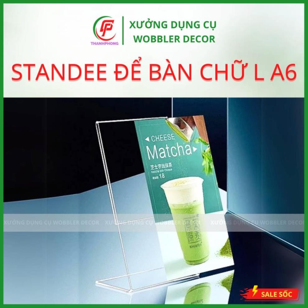 [TABLE Micastandee] desktop a6 mica, a6 mica menu, mica standee, a6 ...