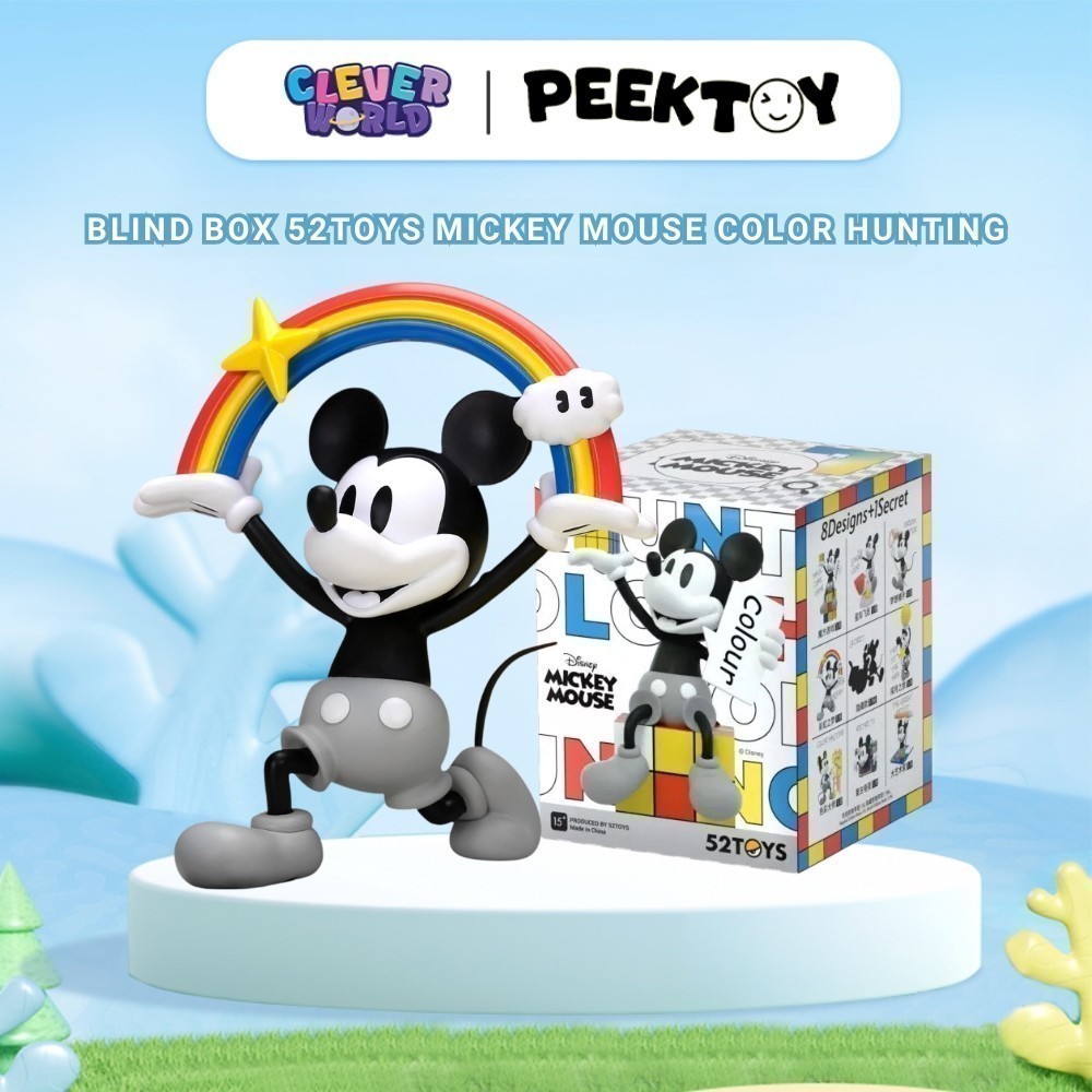 Blind Box 52TOYS Genuine Mickey Mouse Color Hinting, Disney Mickey ...