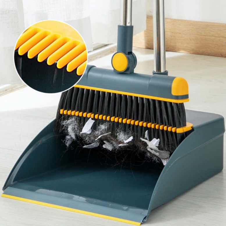 Smart broom can rotate 180 degrees, fold, long handle, convenient and ...