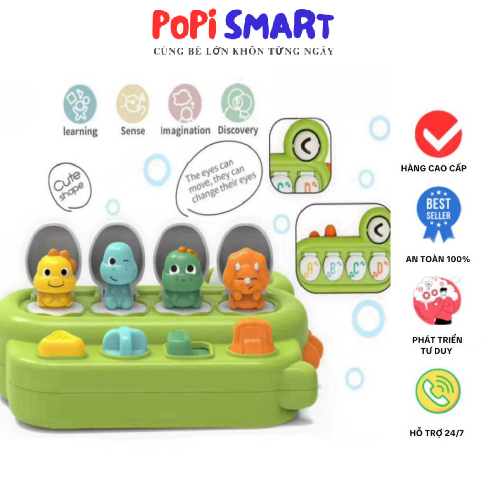 Funny Animal Pop-Up Toy Set - Sensory Development Game & Safe Reflexes ...