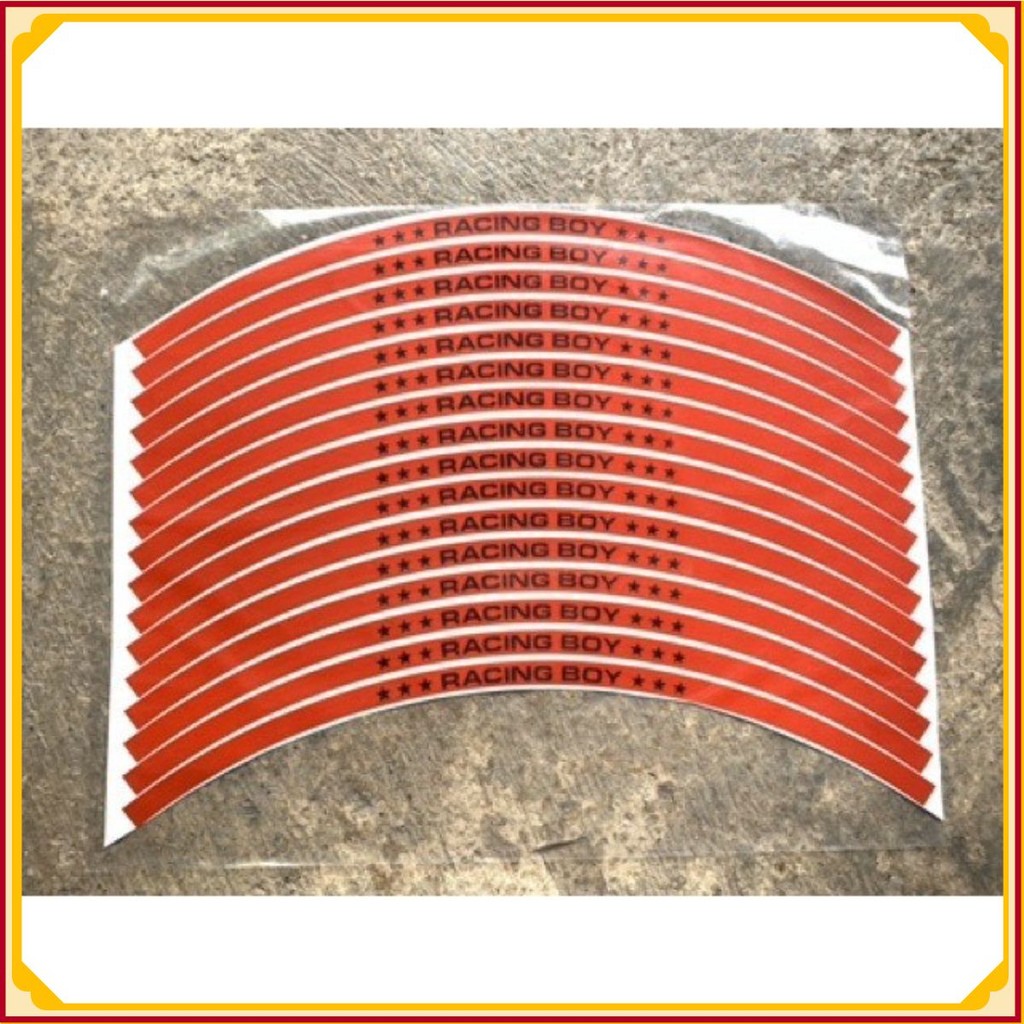 RCB REFLECTIVE STICKERS (3M) MOTORCYCLE - CAR WHEELS (PRICE FOR 1 SET ...