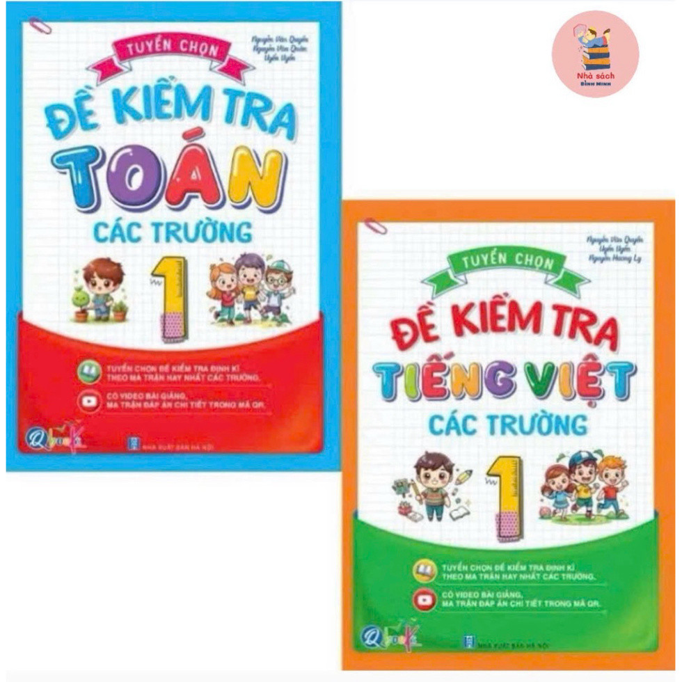 Book - Selection of Math and Vietnamese Test Questions for Grade 1 ...