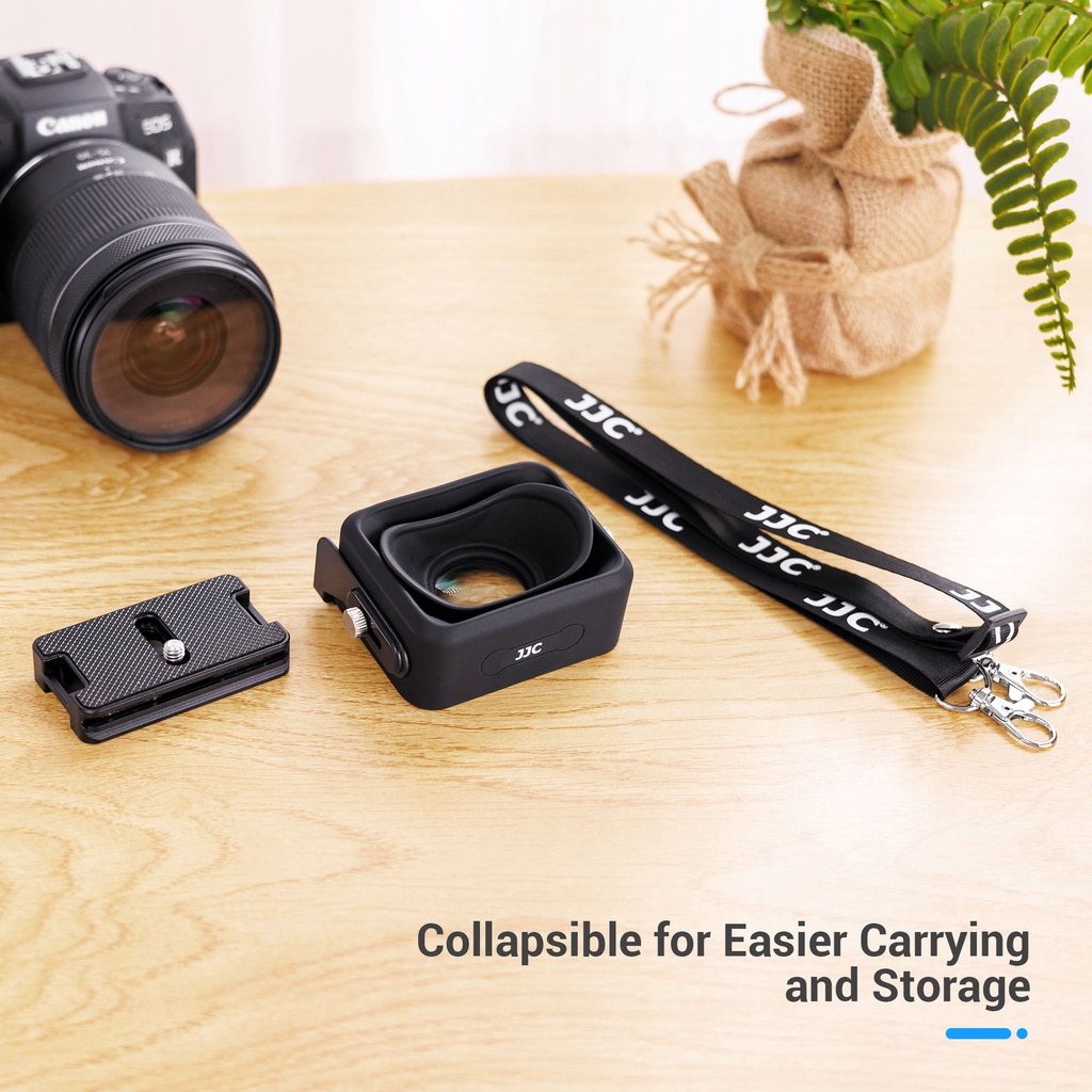 JJC Universal Camera LCD Viewfinder Eyecup 300% Magnified View for ...
