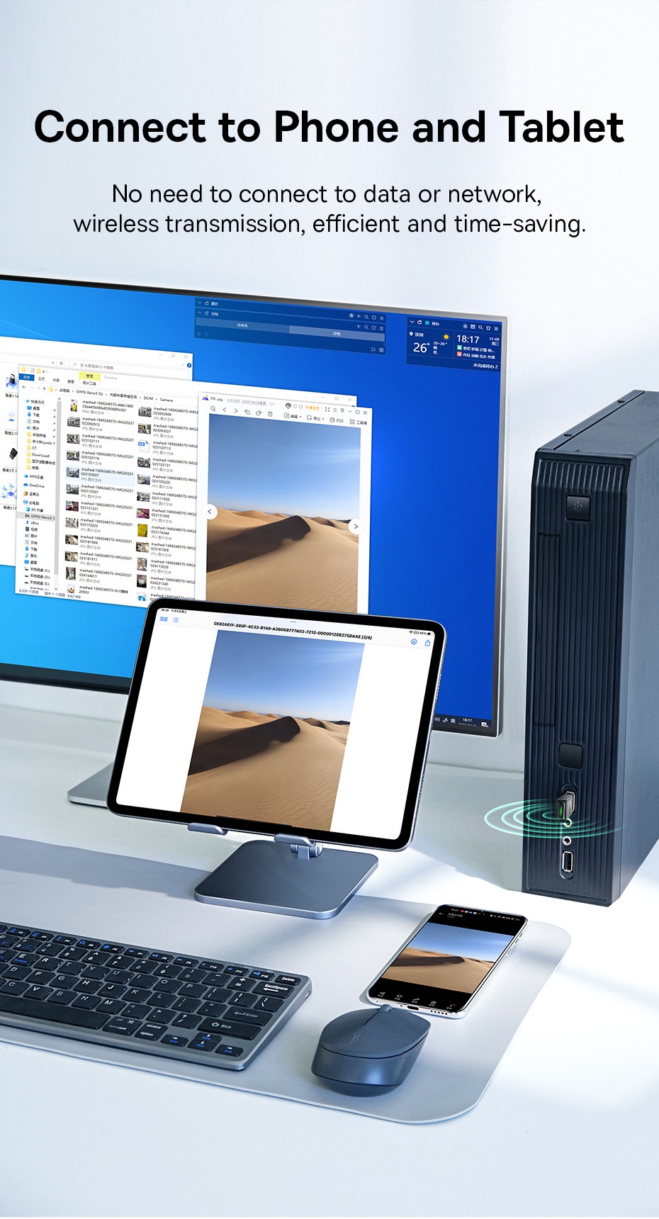 Baseus BA07 USB Bluetooth Adapter Bluetooth 5.3 for PC Laptop Wireless ...