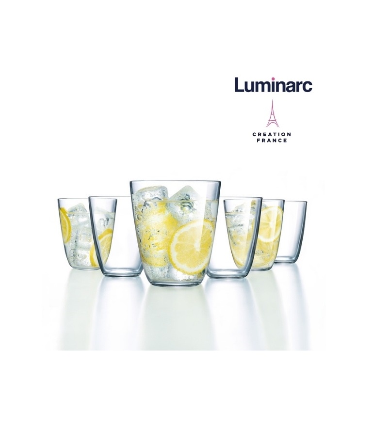 Set of 6 Luminarc Neo Glass Cups 420ml - High Grade BOL1586 | Genuine ...