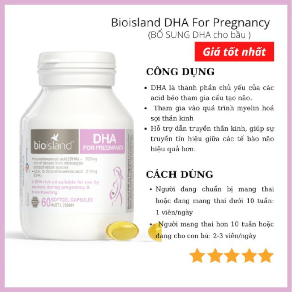 Bioisland DHA pills fully supplement DHA for your baby right from the ...