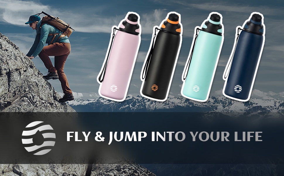 FJbottle Thermos Bottle 304 Stainless Steel Tumbler 600ml/800ml/1000ml ...
