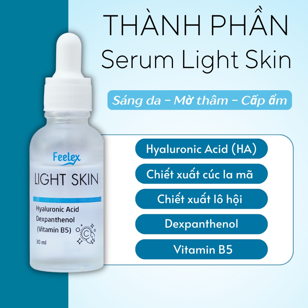Ferex Light Skin Hyaluronic Acid + B5 Serum whitens, brightens Skin ...