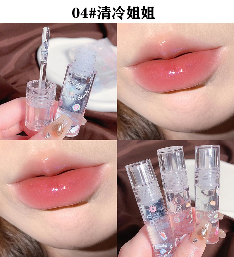 Cappuvini Mirror Water Lip Gloss Lip Glaze Transparent Glass Lip Oil Waterproof Lasting Liquid ...
