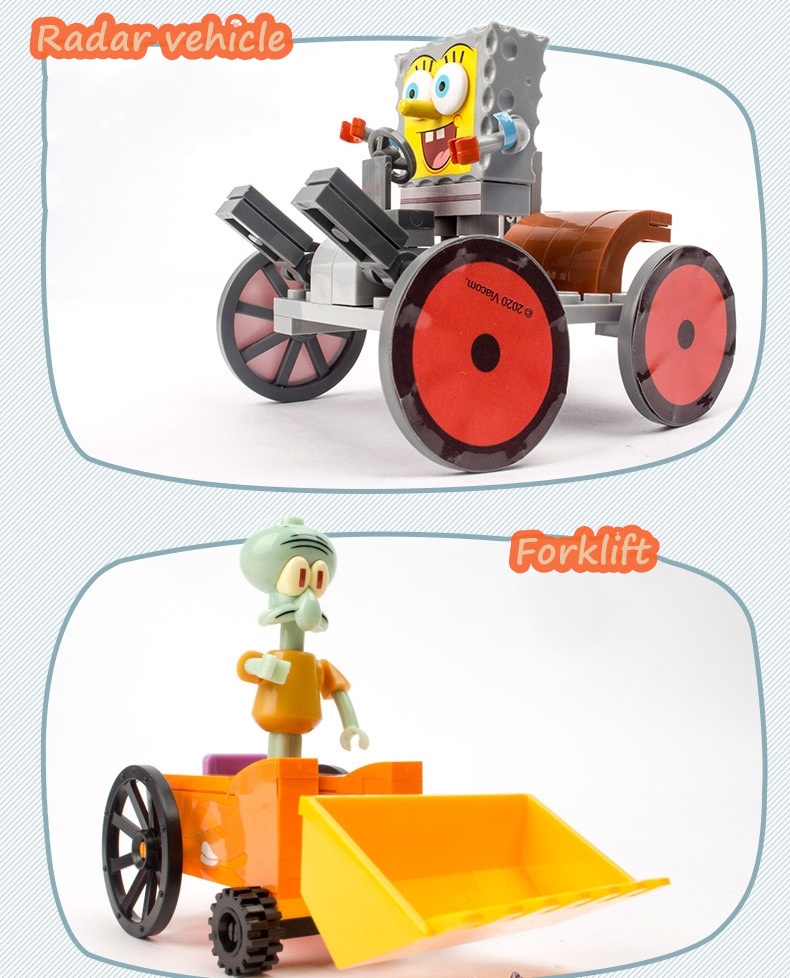 SpongeBob Squarepants nickelodeon Bikini Bottom Explore Building Blocks ...