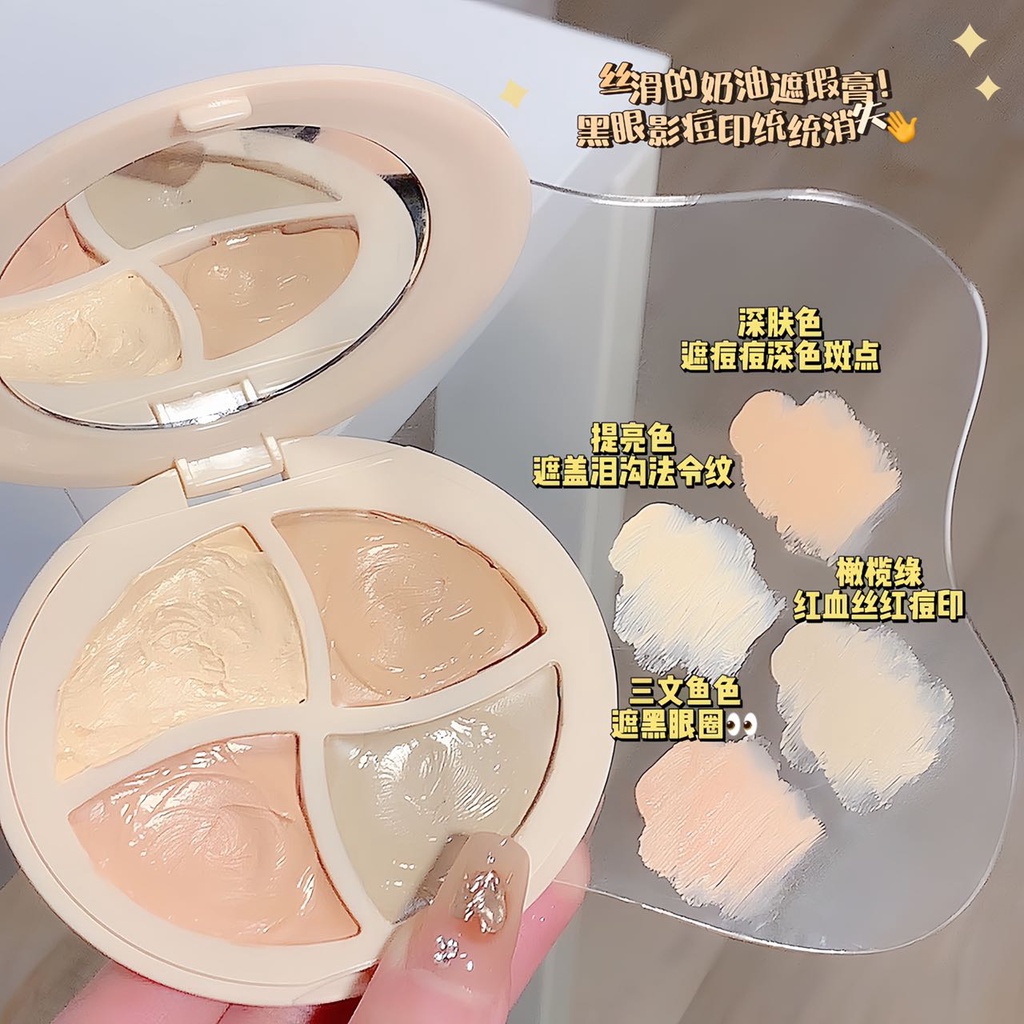 SWEET MINT Concealer Foundation Cream Waterproof Long Lasting Deep ...