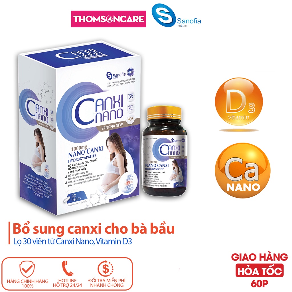 Calcium for pregnant women, Sanofia New Nano Calcium - helps reduce the ...