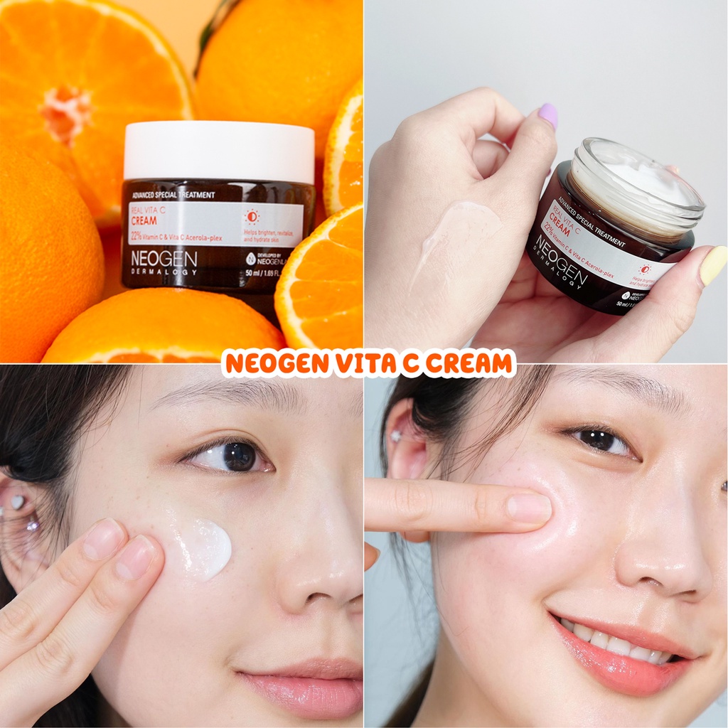 Vitamin C Brightening, Blurring Acne Cream, Anti-Free Radical Neogen ...