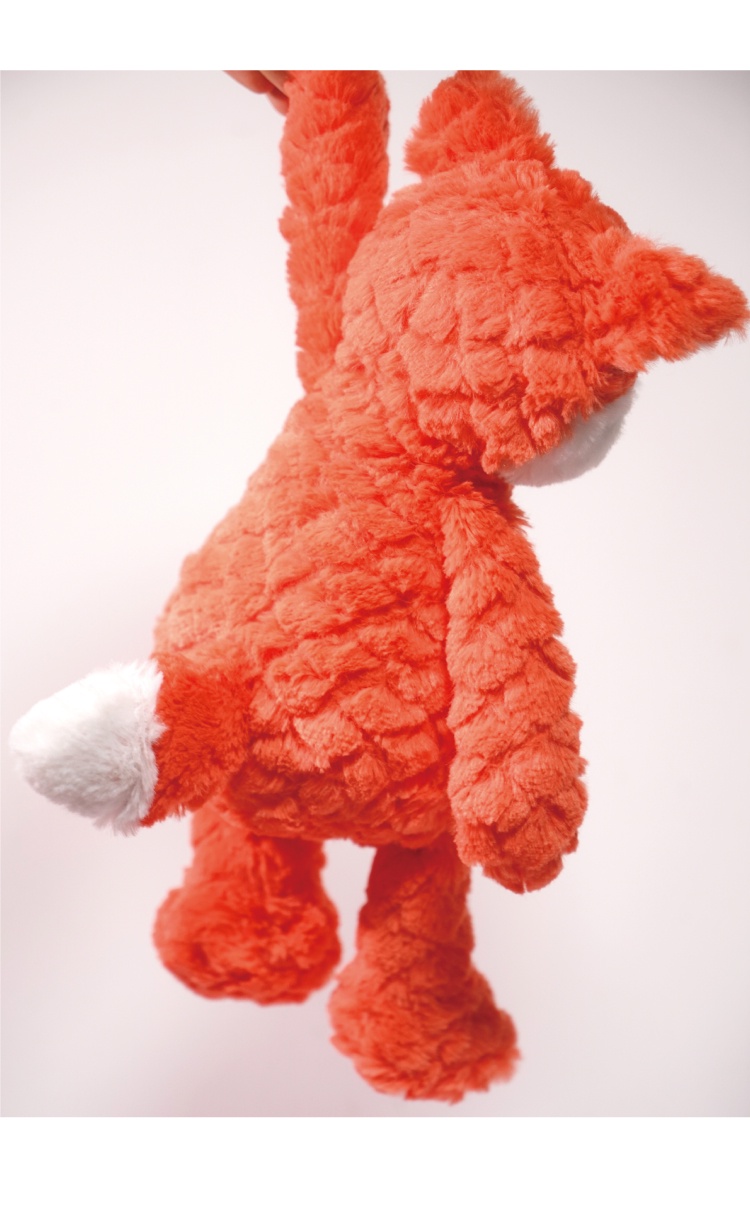 30cm Soft Fluffy Fox Plush Toy Cute Cartoon Animal Cuddle Fox Stuffed ...