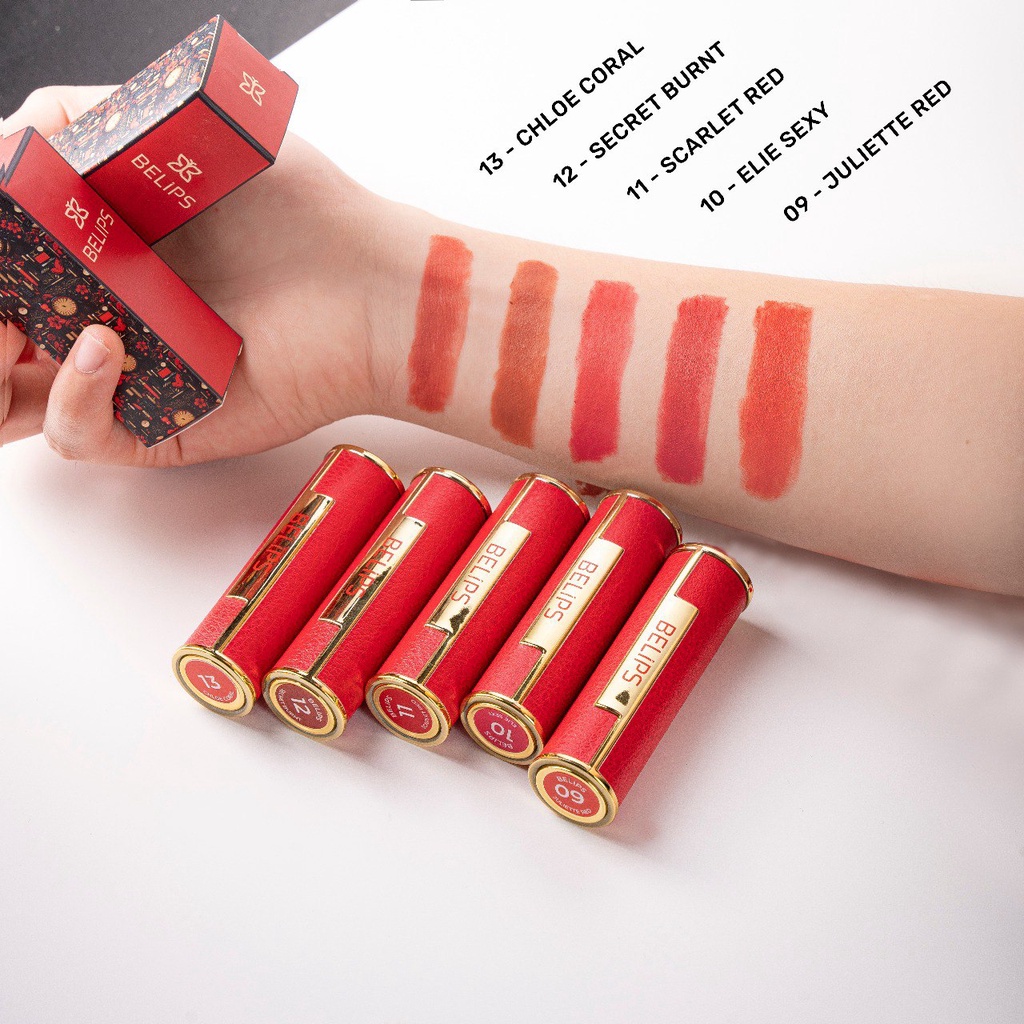Belips ROUND LIPSTICK Matte Lipstick Combo Gift for Mother, Girlfriend ...