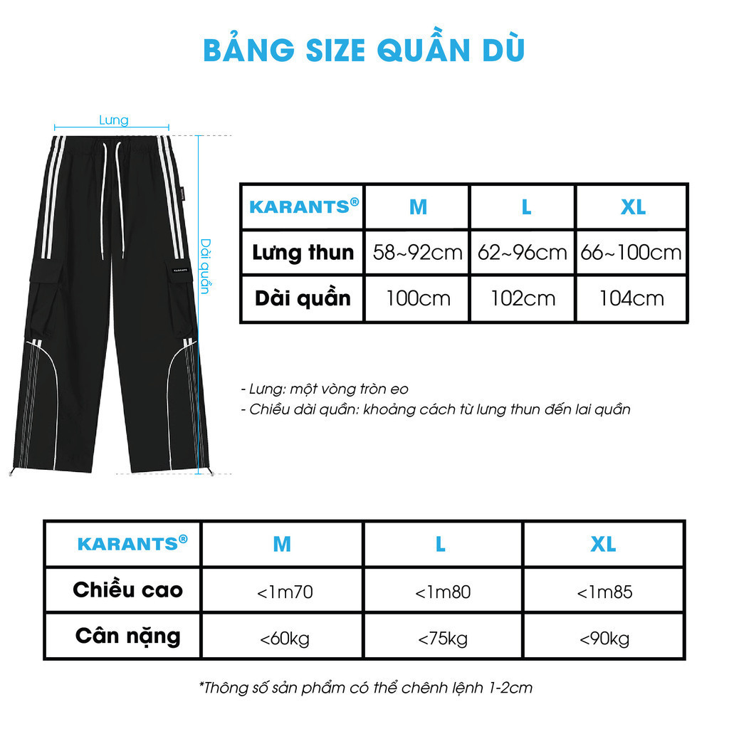 Karants Local Brand Wide Leg Streetwear Hot Trend Parachute Pants ...