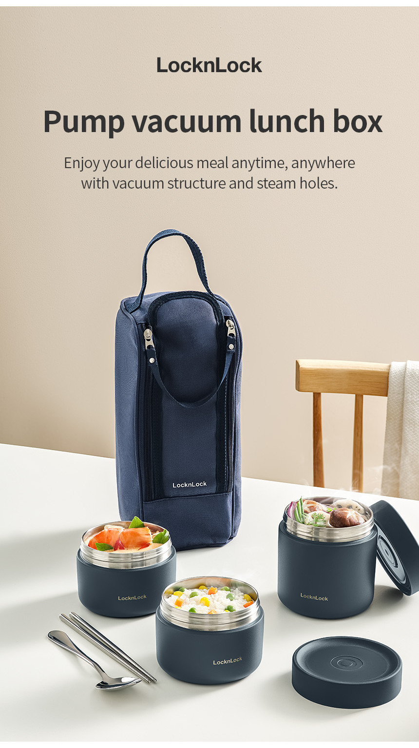 LOCK & LOCK Lock Pump Vacuum Lunch Box&Lock Pump Vacuum Lunch Box ...