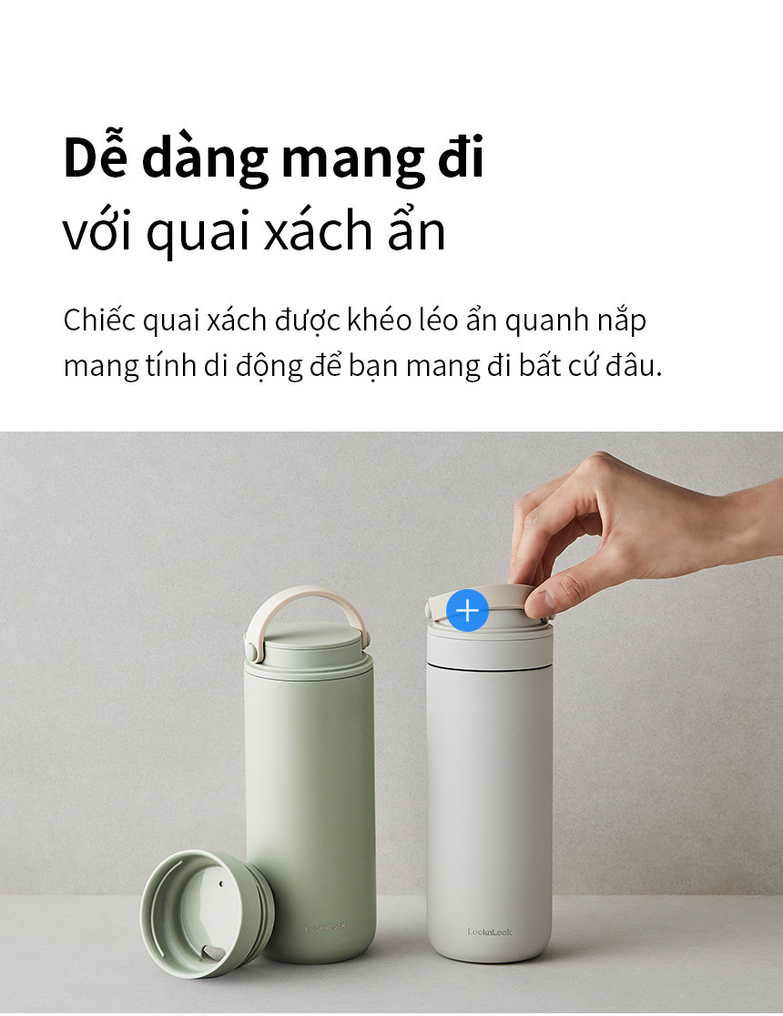 Lock&Lock Metro Two Way thermos bottle 237ml or 475ml stainless steel (SUS304) | Shopee Malaysia