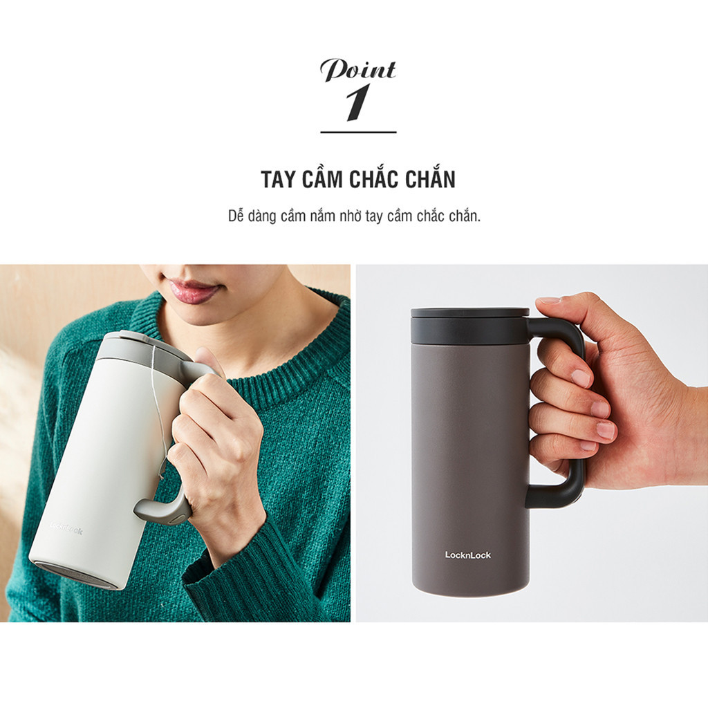 LOCK & LOCK Lock Table Mug&Lock Table Mug 473ml - LHC4247 (3 colors ...