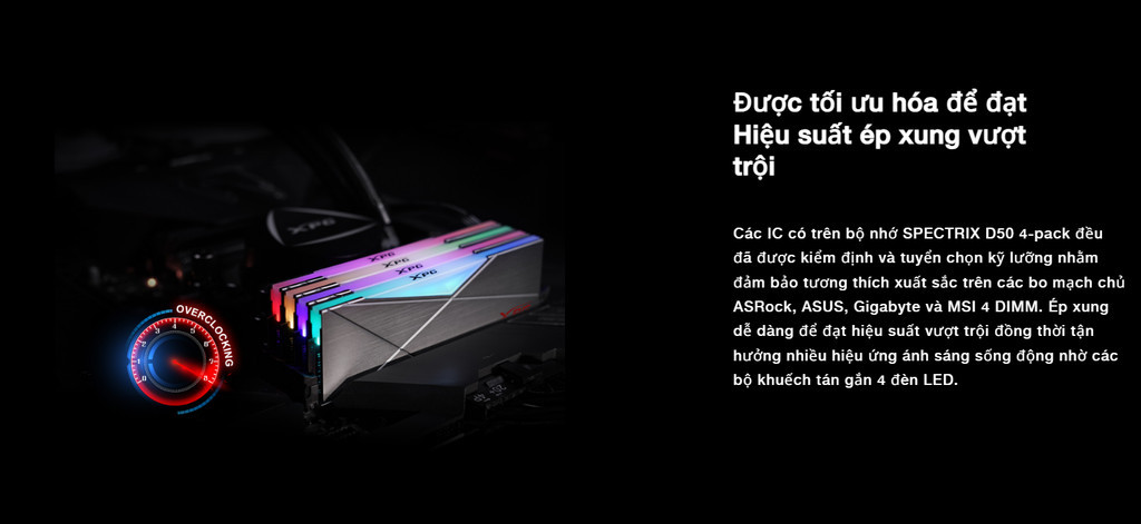 Adata XPG Spectrix D50/ Spectrix D50 ROG RGB DDR4 8GB 16GB 3200MHz ...